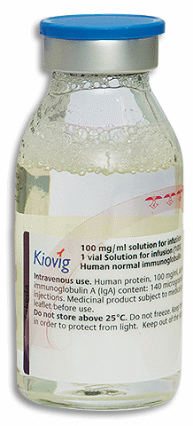 Image of Kiovig soln for infusion 10 g/100 mL | MIMS Hongkong