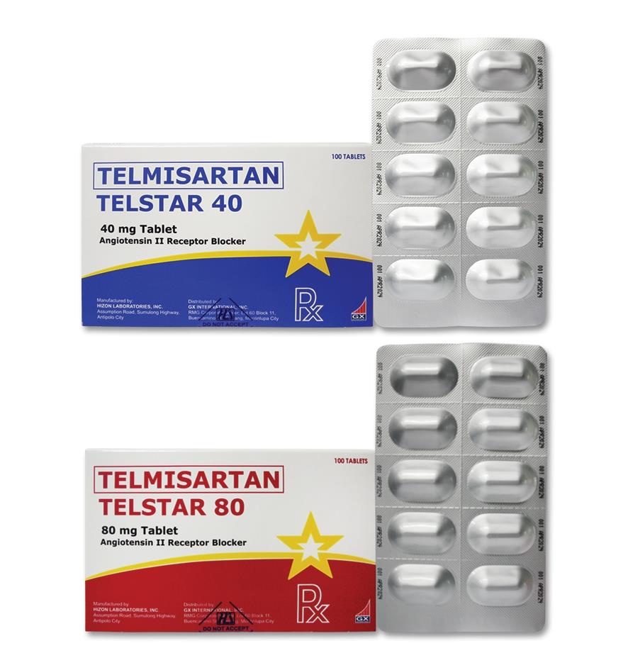 Telstar 40/Telstar 80: Side Effects & Dosing | MIMS Philippines
