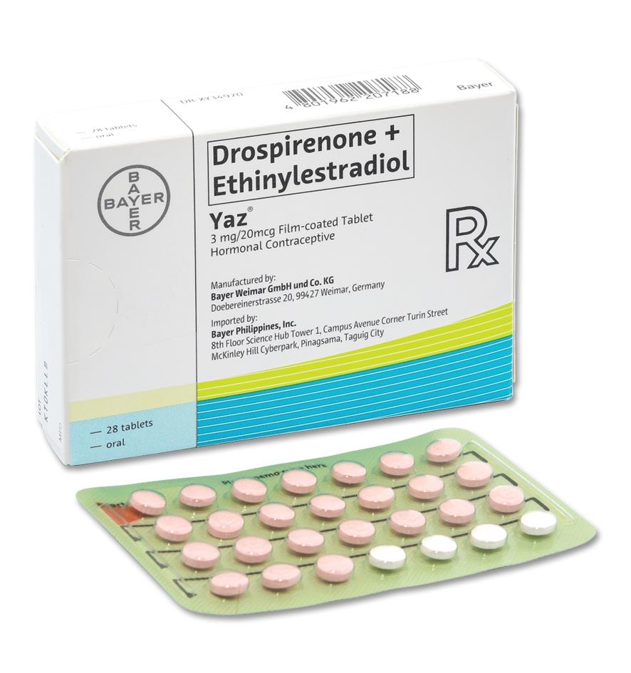 Yaz Dosage/Direction for Use | MIMS Philippines
