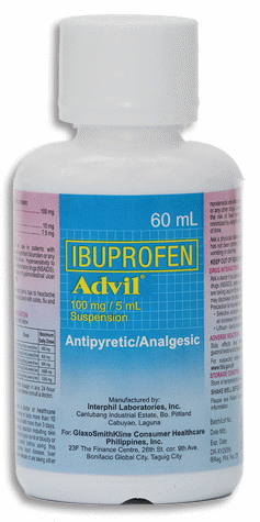 Image of Advil Suspension for Kids oral susp 100 mg/5 mL | MIMS Philippines