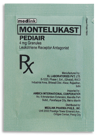 Image of Pediair granules for oral soln 4 mg | MIMS Philippines
