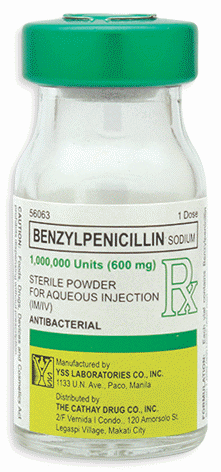 YSS Benzylpenicillin Sodium: Dosing, Side Effect & Interaction | MIMS