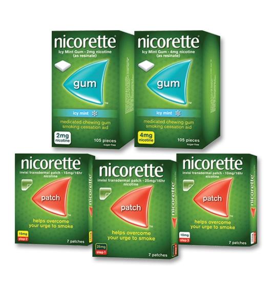 Nicorette | Presentation/Packing | MIMS Singapore