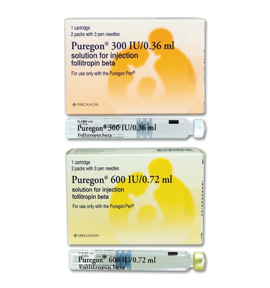 Image of Puregon soln for inj 600 IU/0.72 mL | MIMS Thailand