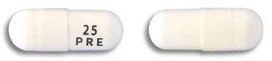 Image of Nervica cap 25 mg | MIMS Thailand